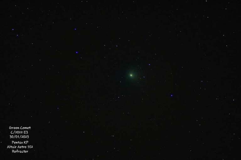 Comet C/2022 E3 (ZTF)- 29th & 30th Jan 2023 by Jim Burchell – Crayford ...