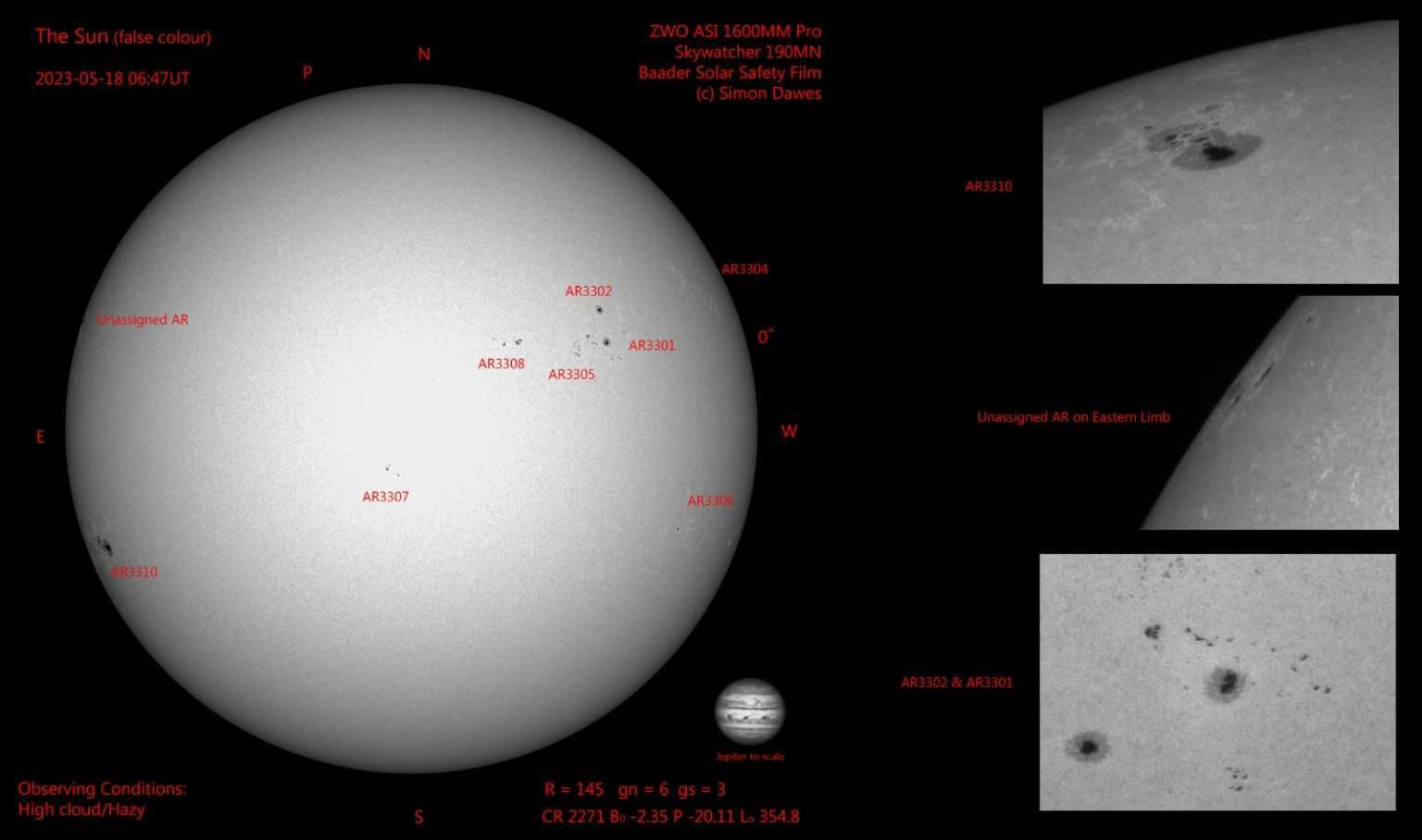 The Sun – May 2023 – Crayford Manor House Astronomical Society Dartford