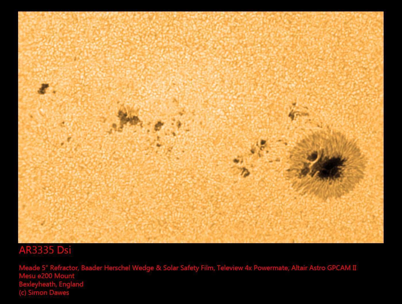 The Sun in June 2023 by Simon Dawes – Crayford Manor House Astronomical ...