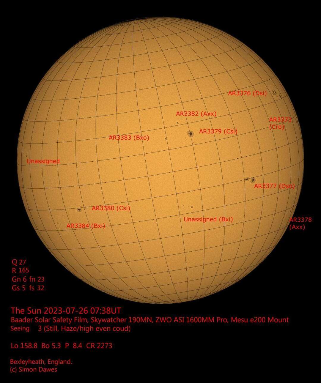 Our Active Sun by Simon Dawes – Crayford Manor House Astronomical ...