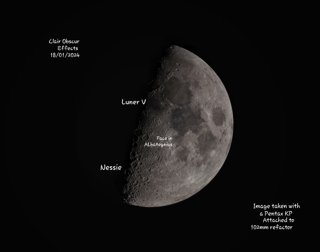 Lunar Clair-obscur Effects – French for “light” (clair) and “shadow ...